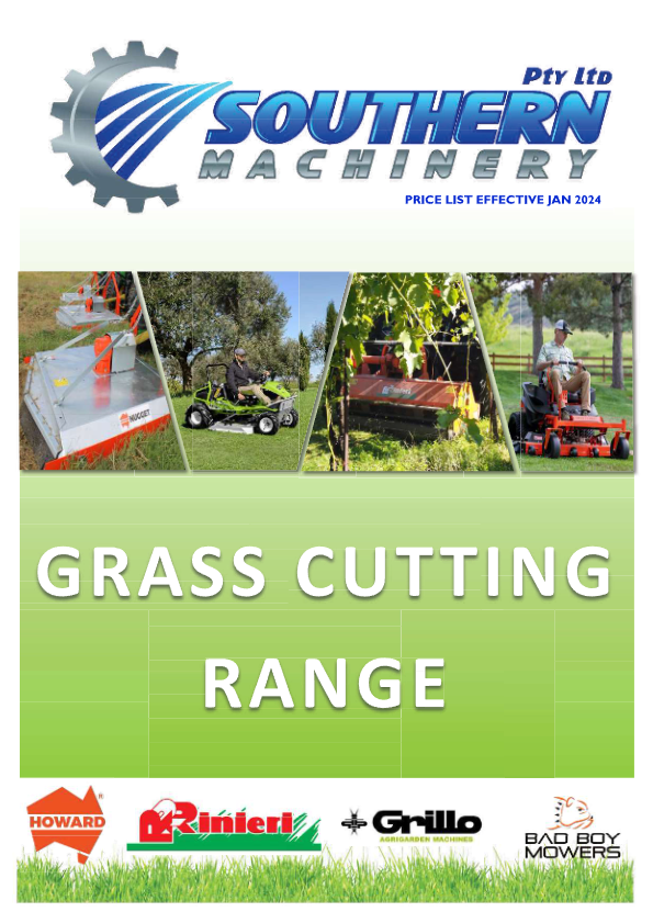 Grass Cutting Brochure – Feb 2024 | Southern Machinery